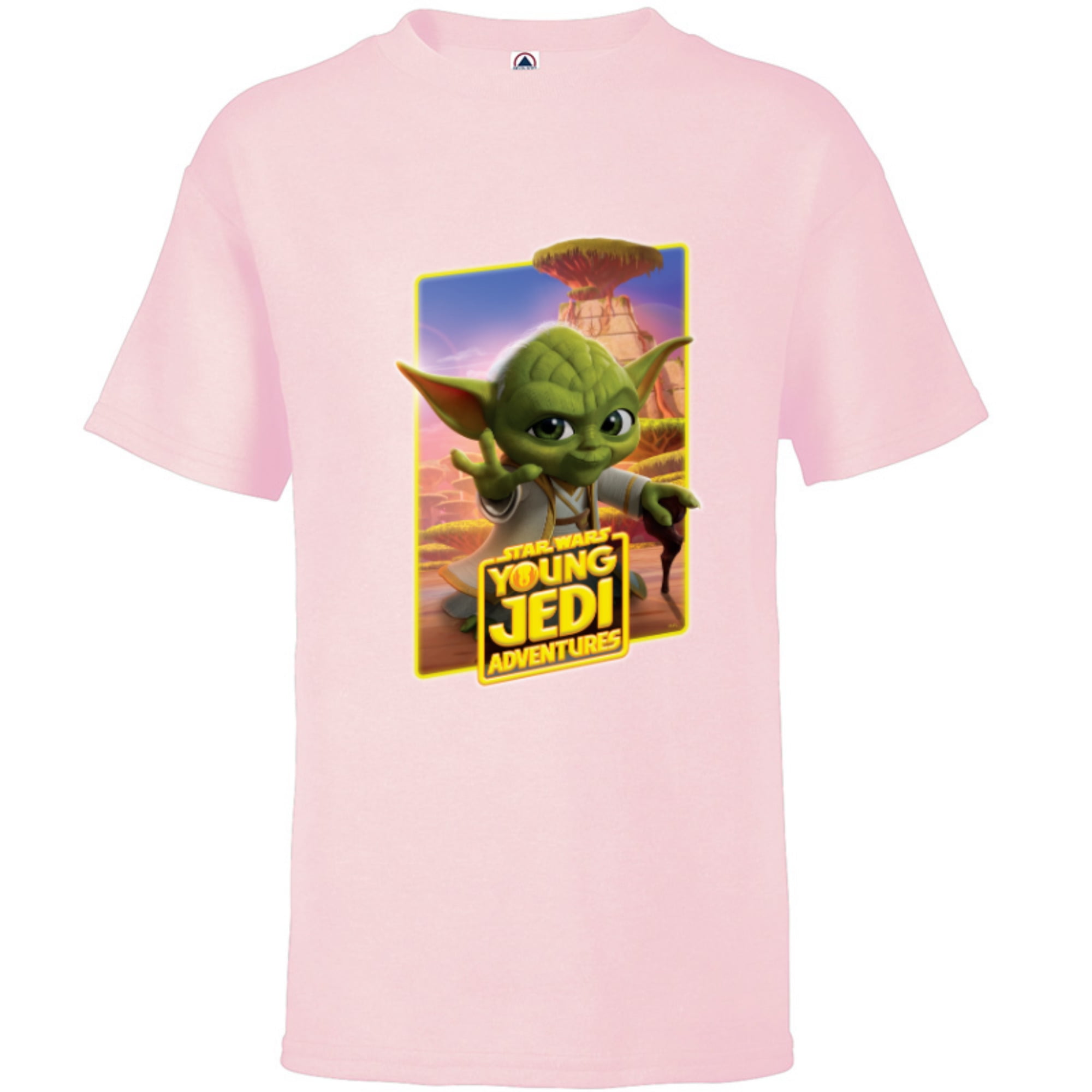 Star Wars Young Jedi Adventures Master Yoda Poster Art - Short Sleeve T ...