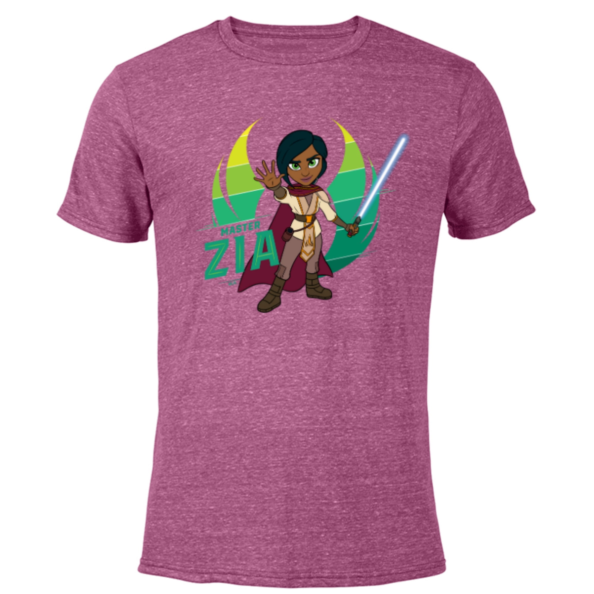 Star Wars Young Jedi Adventures Master Zia & Lightsaber - Short Sleeve ...