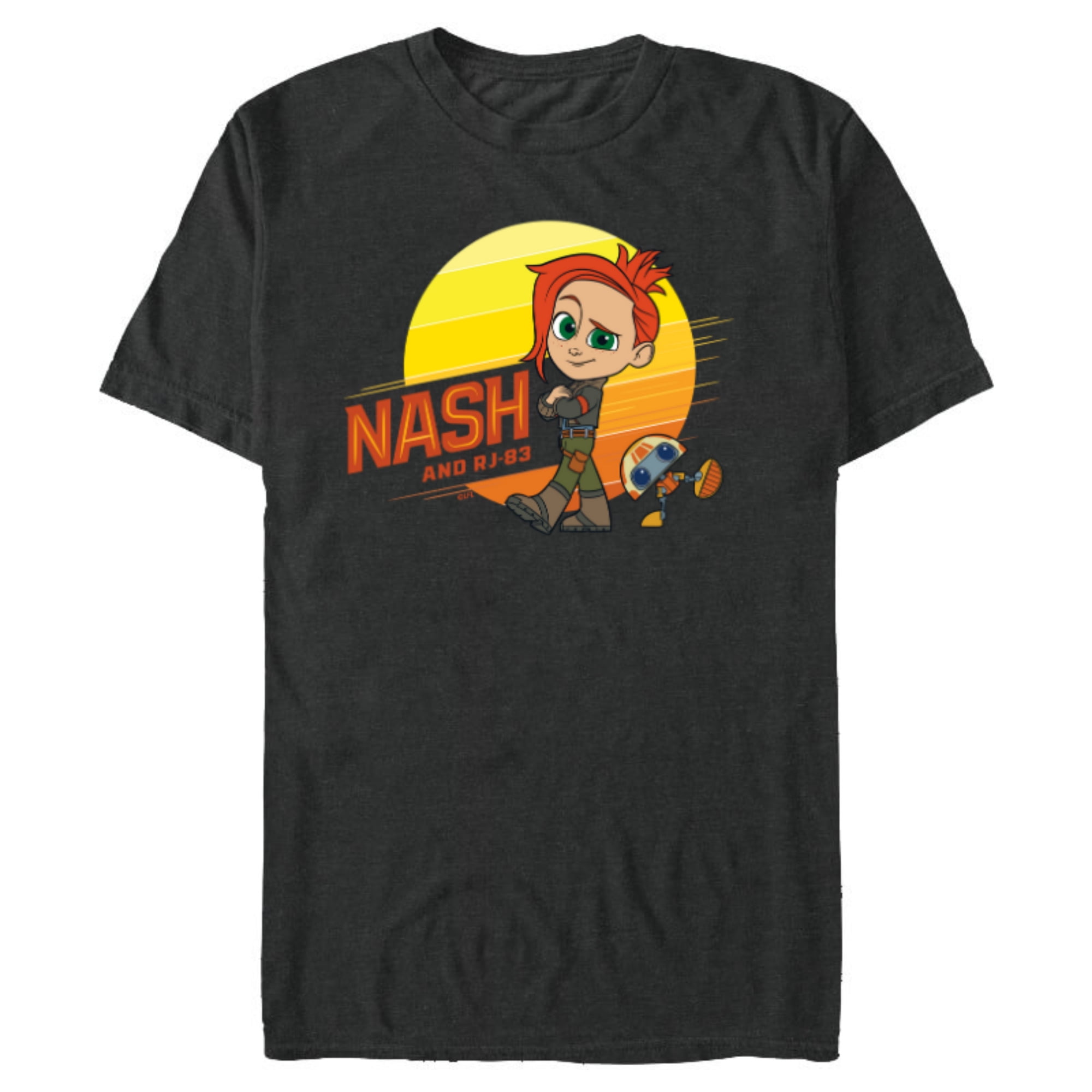 Star Wars Young Jedi Adventures Nash Durango & RJ-83 Sun - Short Sleeve ...