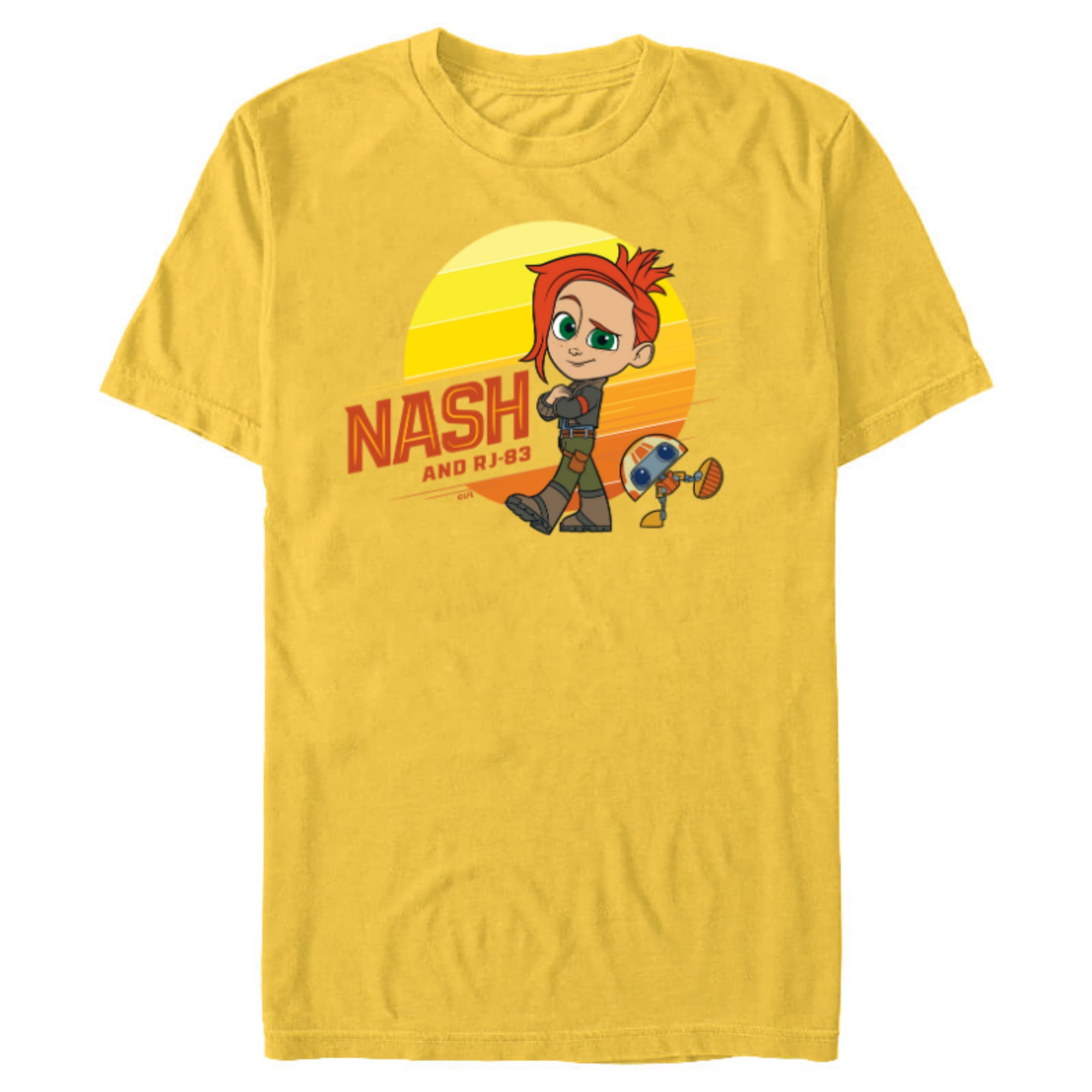 Star Wars Young Jedi Adventures Nash Durango & RJ-83 Sun - Short Sleeve ...