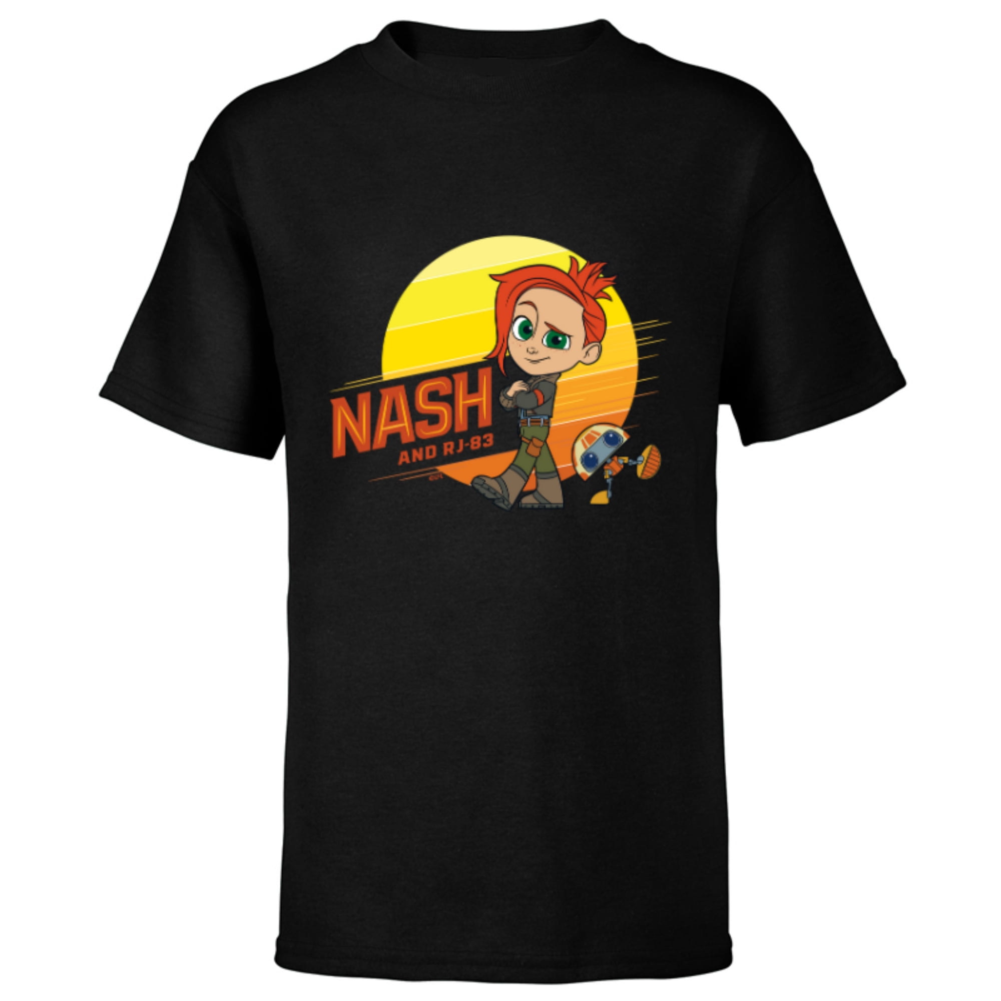 Star Wars Young Jedi Adventures Nash Durango & RJ-83 Sun - Short Sleeve ...