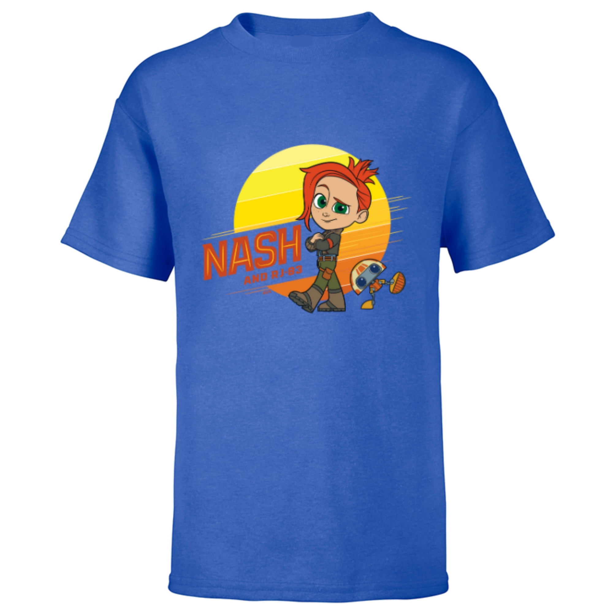 Star Wars Young Jedi Adventures Nash Durango & RJ-83 Sun - Short Sleeve ...
