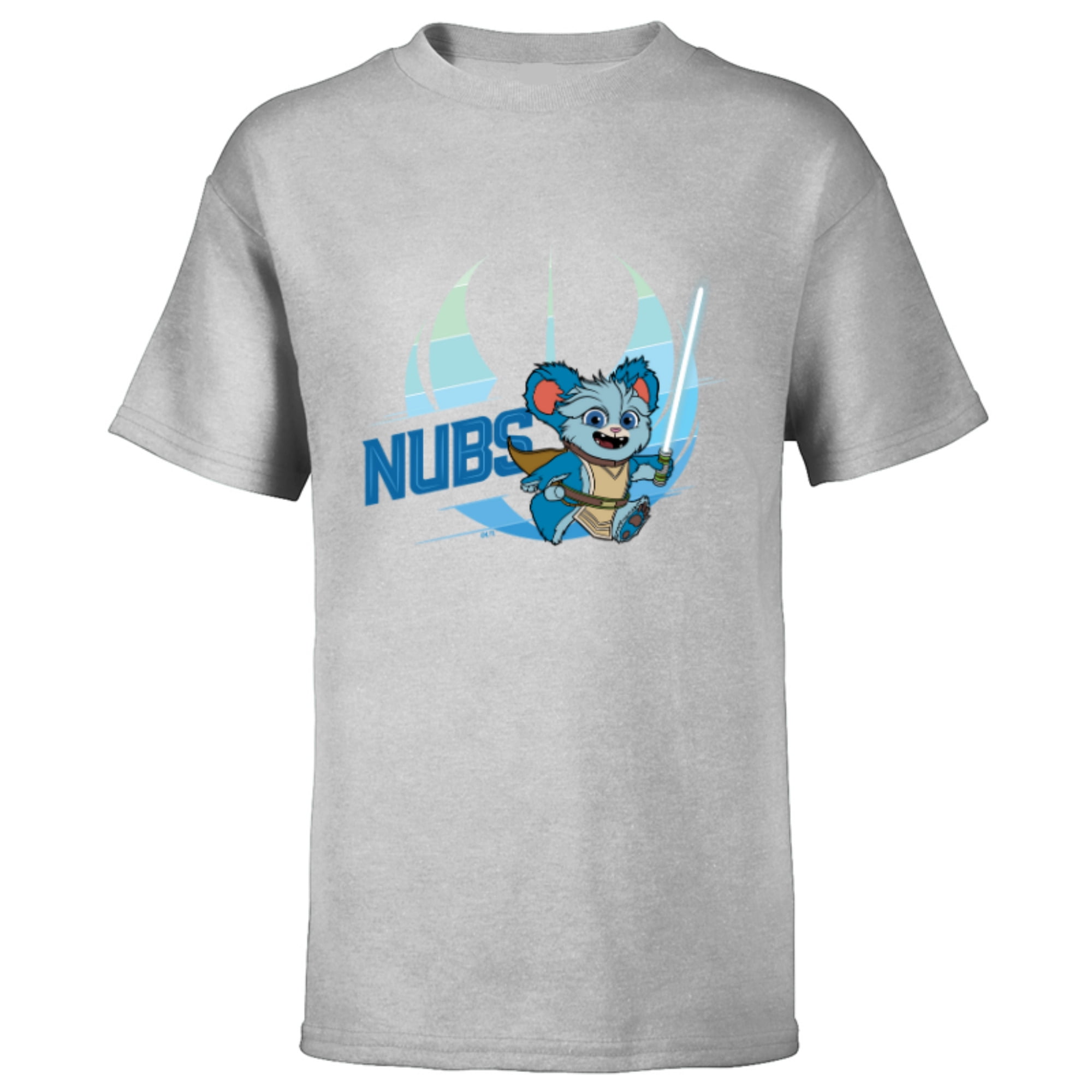 Star Wars Young Jedi Adventures Nubs & Lightsaber - Short Sleeve T-Shirt for Kids - Customized ...
