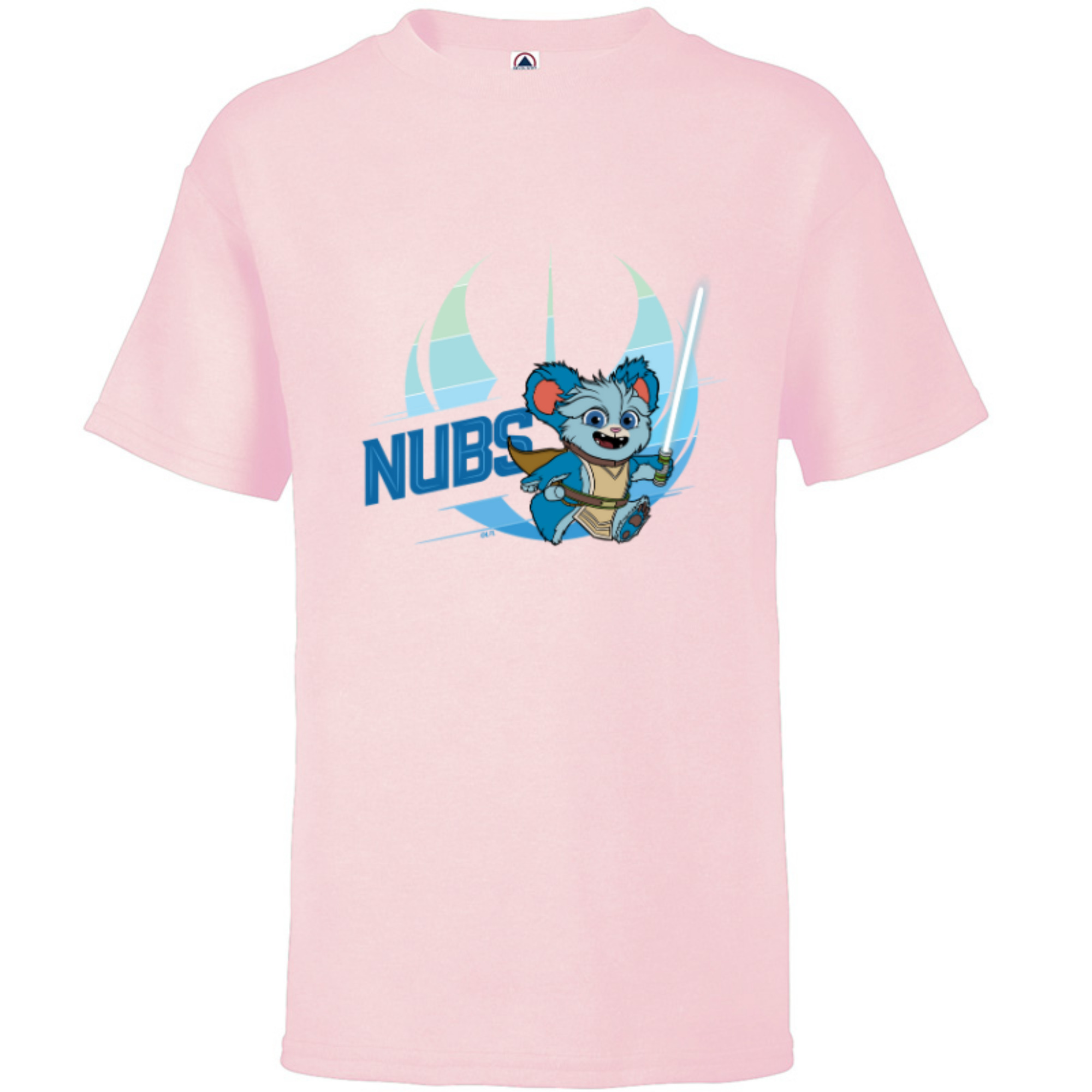 Star Wars Young Jedi Adventures Nubs & Lightsaber - Short Sleeve T-Shirt for Kids - Customized ...