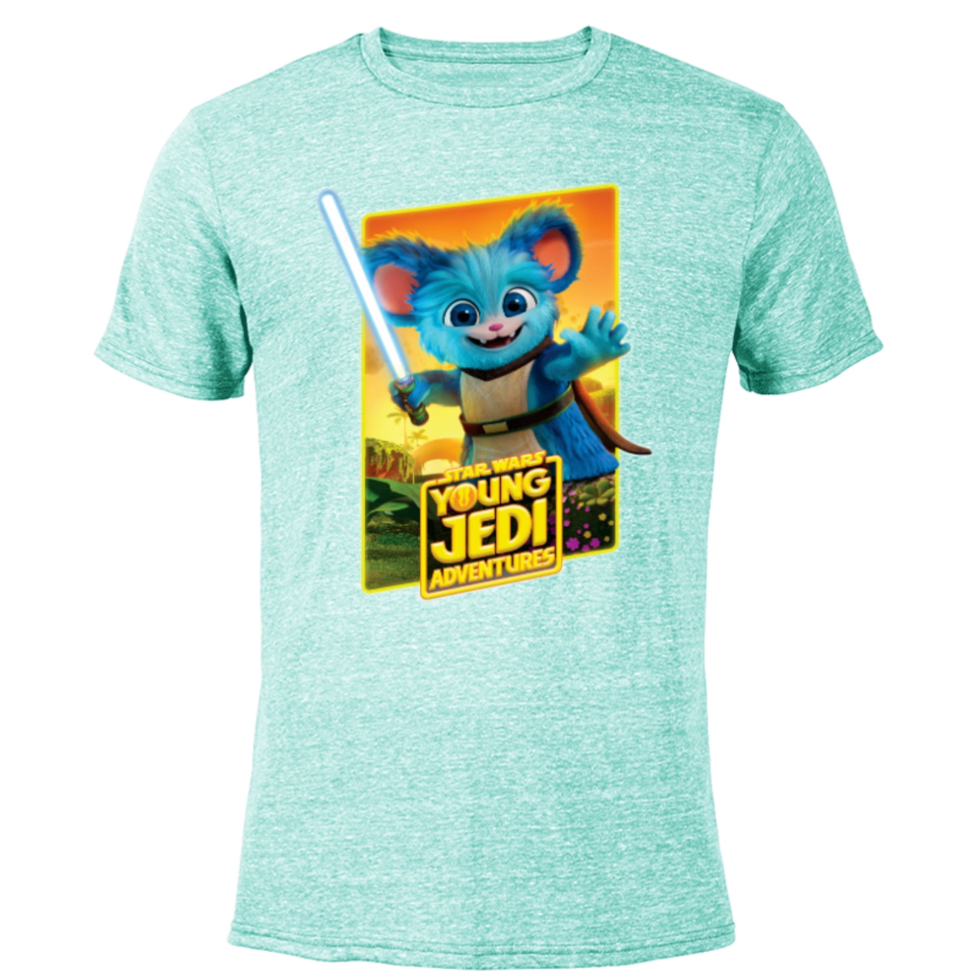 Star Wars Young Jedi Adventures Nubs Poster Art - Short Sleeve Blended ...