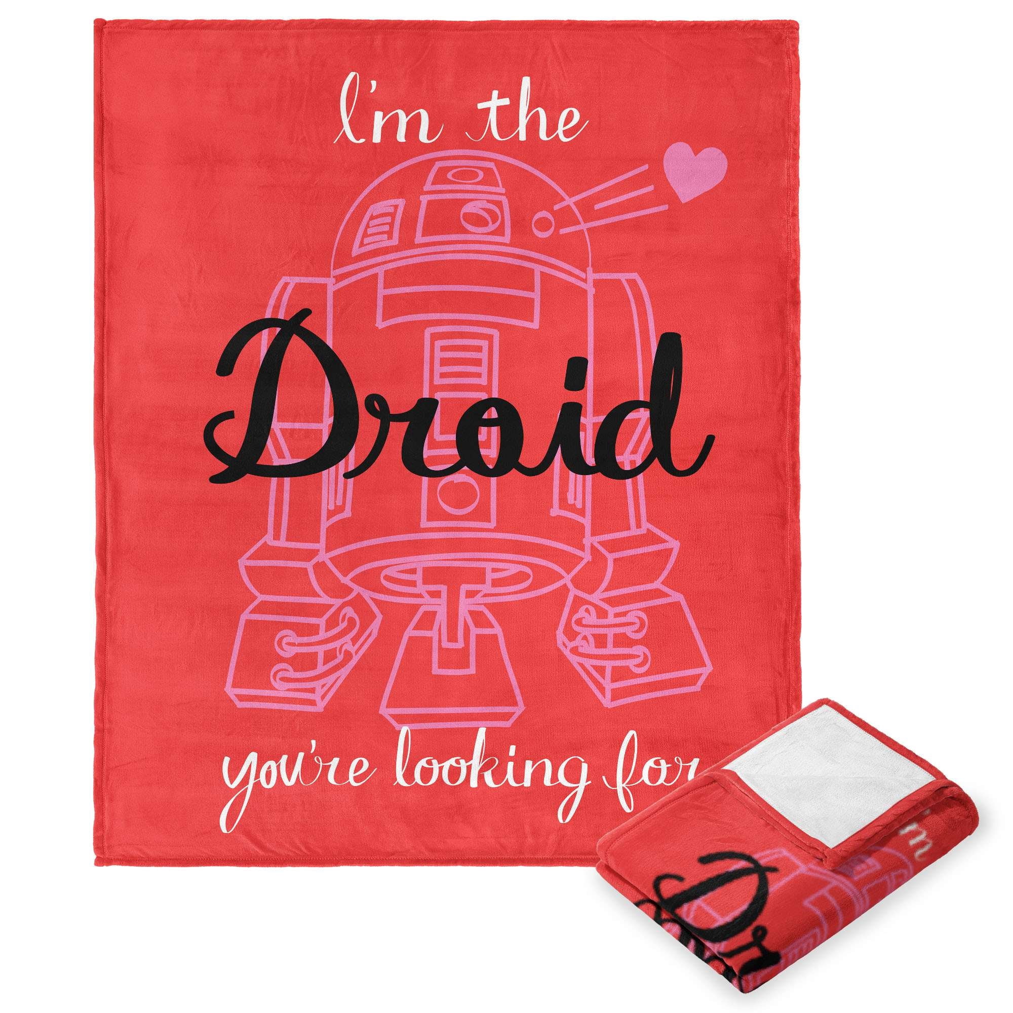 Star Wars Your Droid Lucas Films Kids Silk Touch Throw Blanket, 50 x 60 ...
