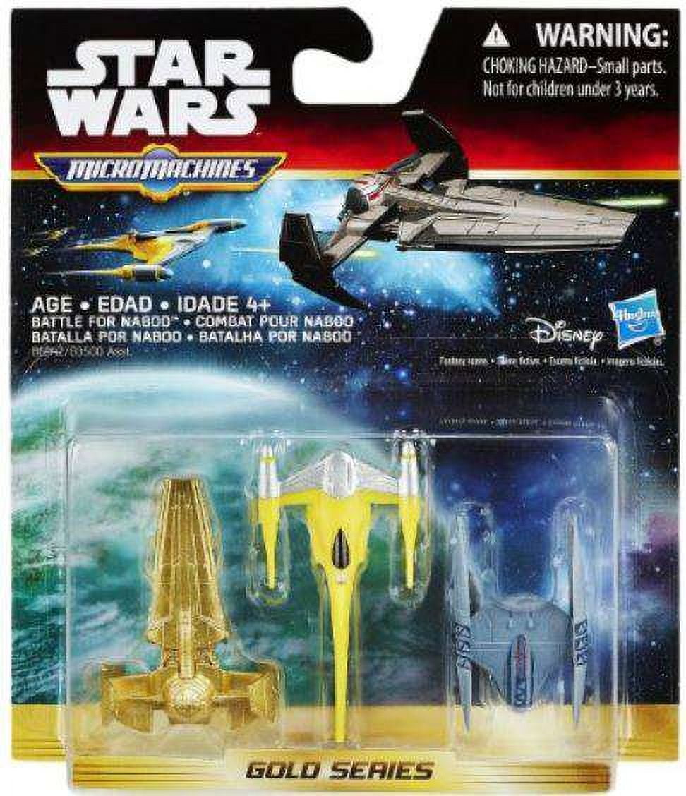 Star Wars: thePhantom Menace Micro Machines, 3pk Battle for Naboo ...