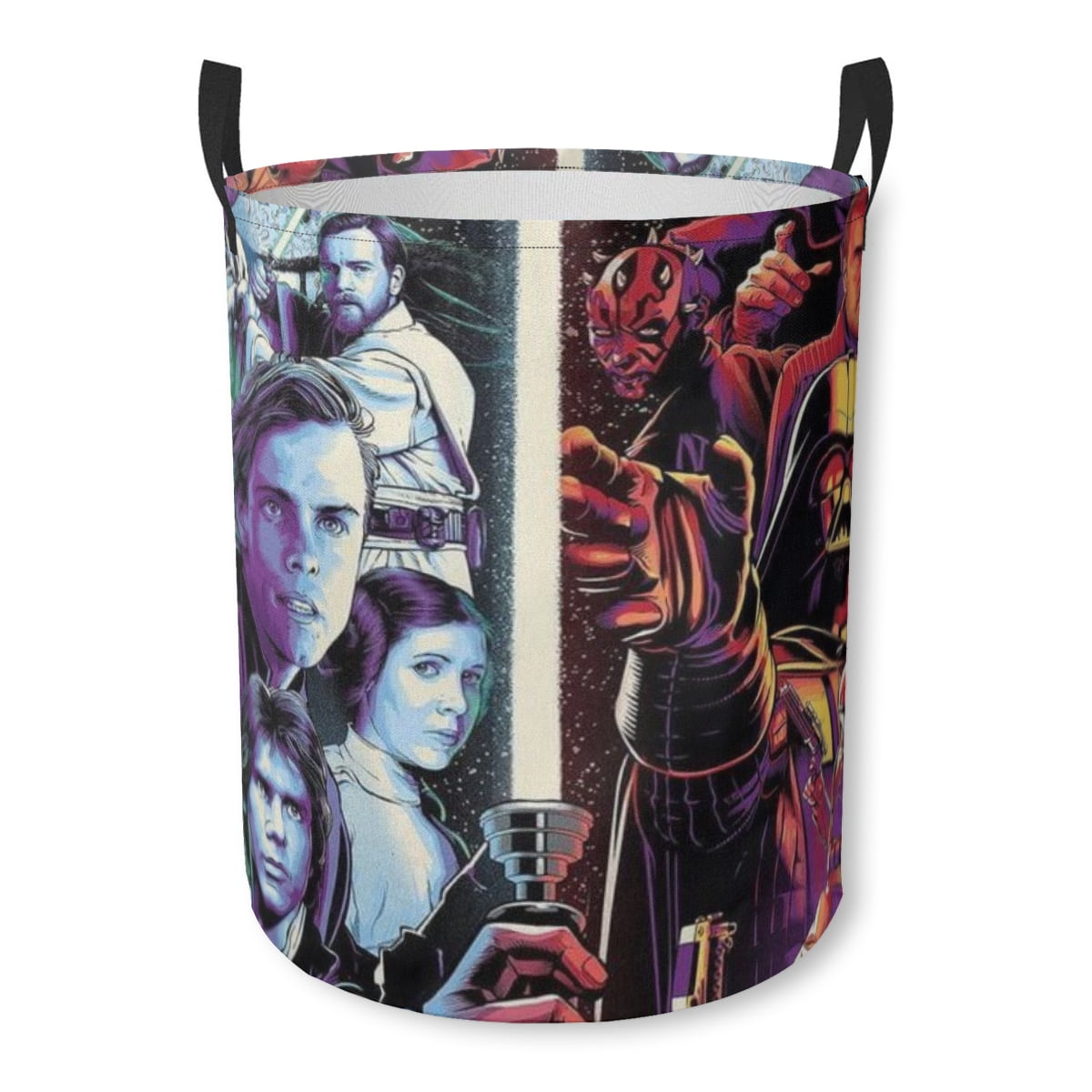 Star- WarsKawaii Collapsible laundryhamper cute anime Round Waterproof ...