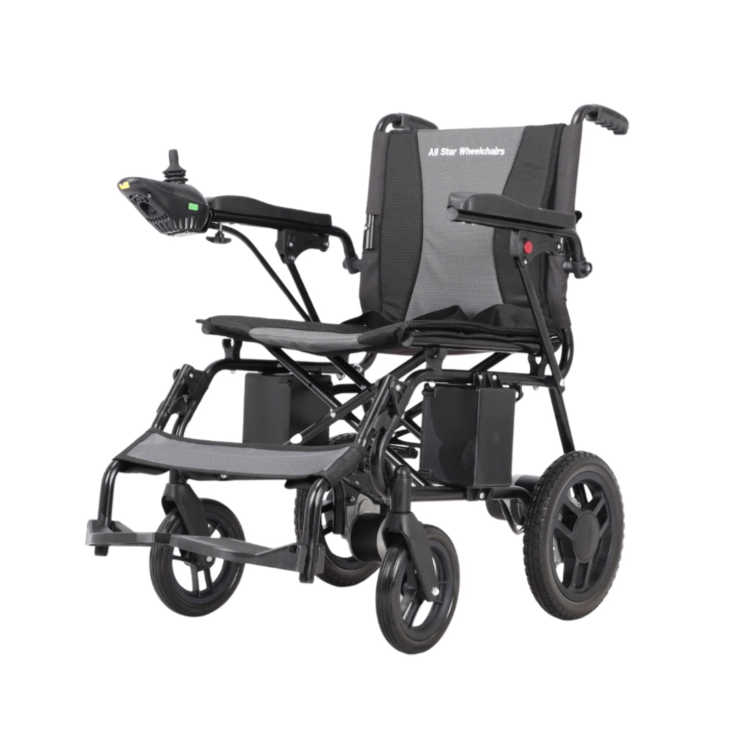 All Star Wheelchairs Lite Electric Wheelchair, 20+ Miles Long-Range ...