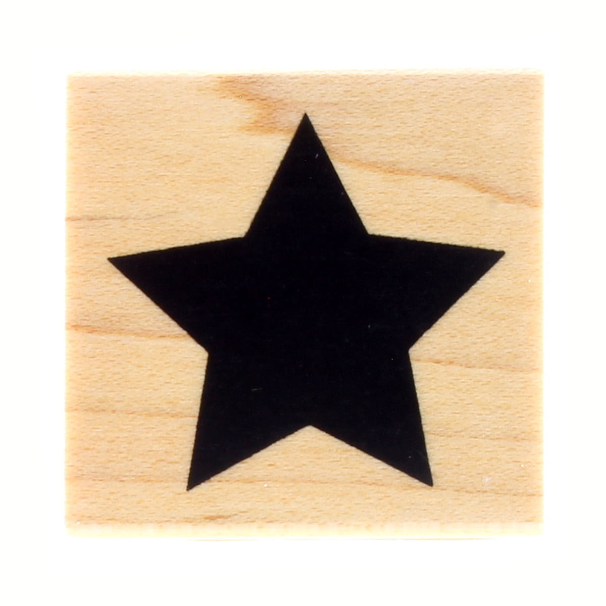 Star Wood Stamp by Recollections - Walmart.com
