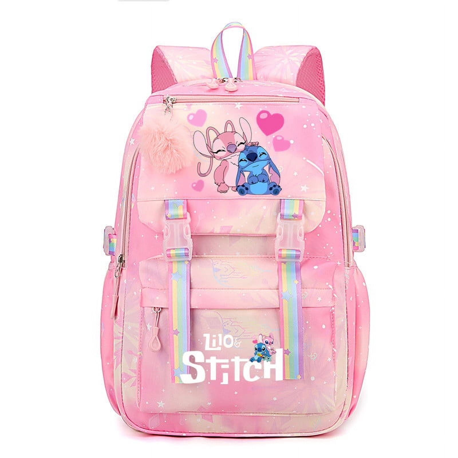 Star baby stitch Stitch school bag large capacity backpack rainbow ...