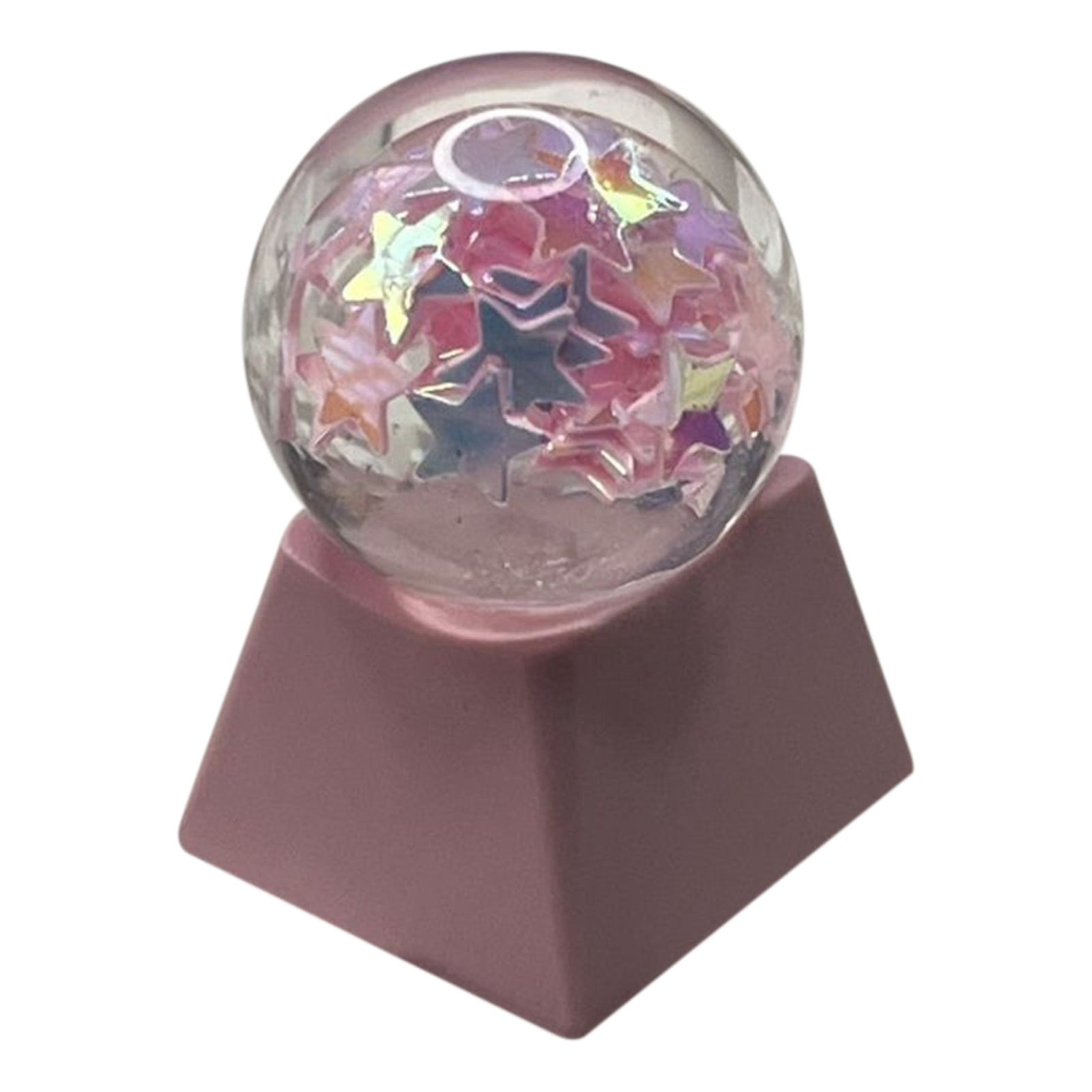 Star crystal ball Keycap for Mechanical Keyboards,Pink and White ...