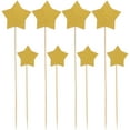 144pcs Stars Cupcake Toppers Birthday Party Accessories Decorative Cake ...