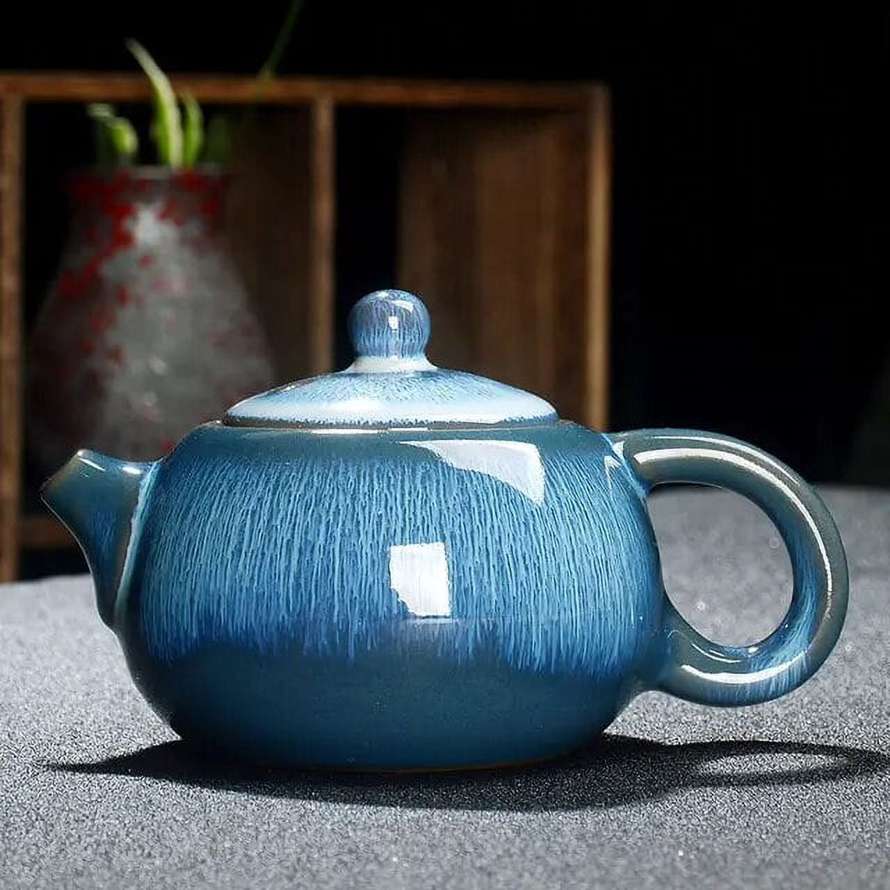 Exquisite 250ml Ceramic Kung Fu Tea Pot with Star Glaze - Traditional ...