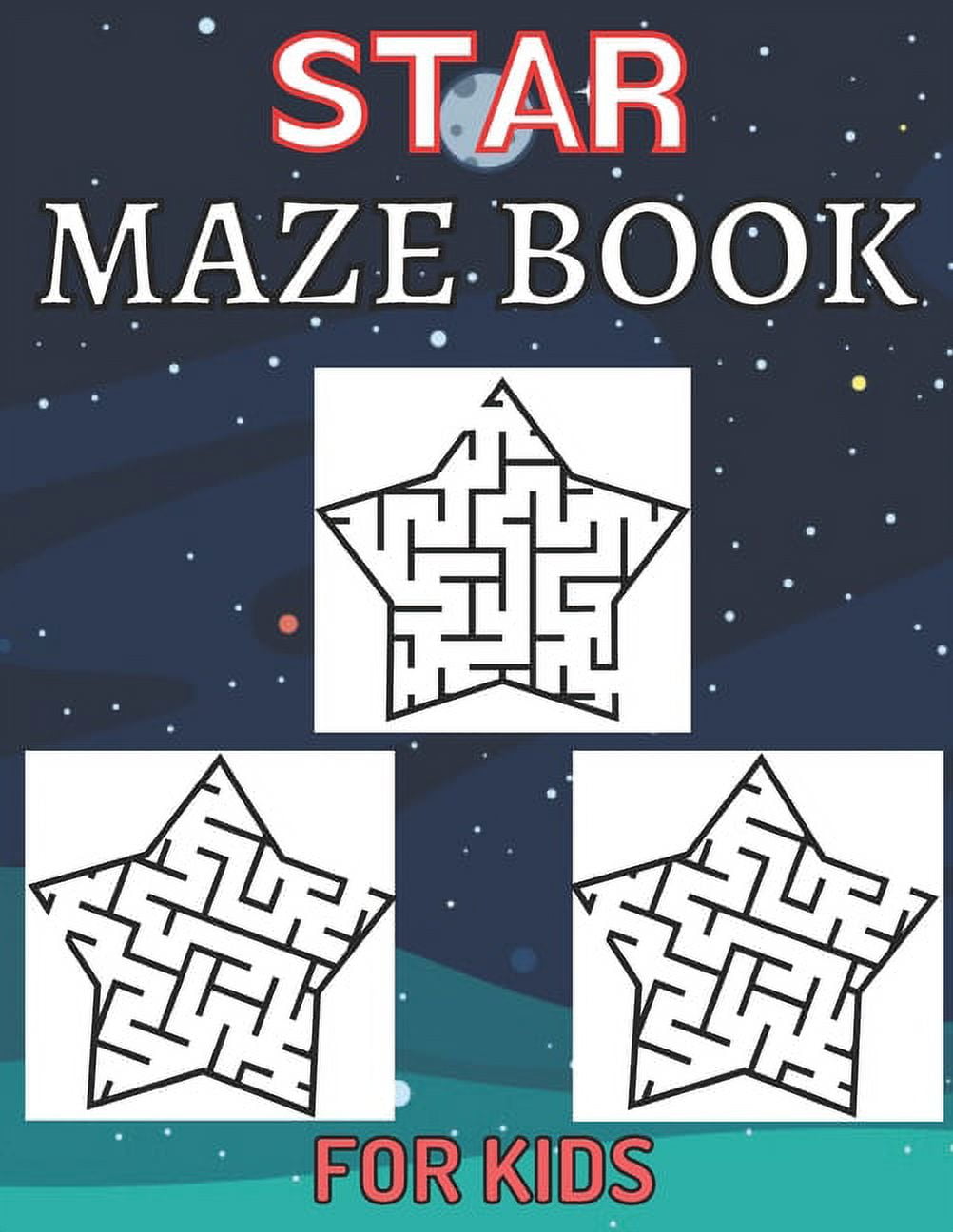 Star maze book for kids: The Maze Activity Books for Kids: Maze Books ...