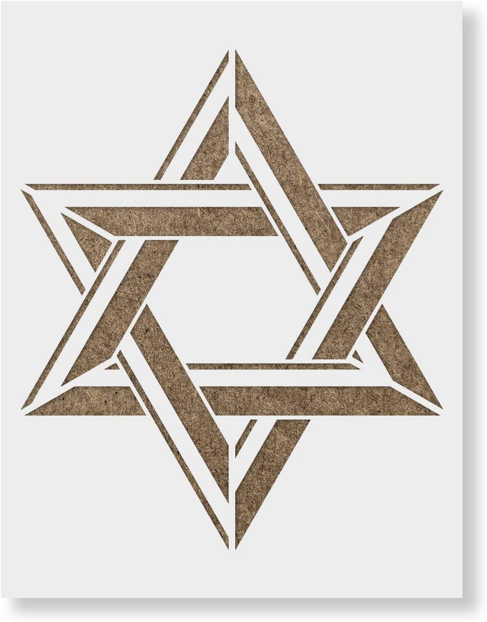 Star of David Stencil - Jewish & Hanukkah Designs, Israel - Walmart.com