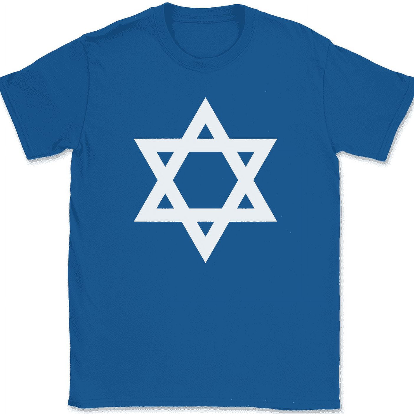 Star of David T-Shirt Hebrew Jewish Jewdism Religious Christian Israel ...