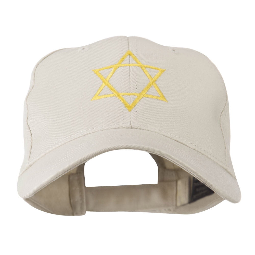 Star of David for Holiday Embroidered Cap - Stone OSFM - Walmart.com