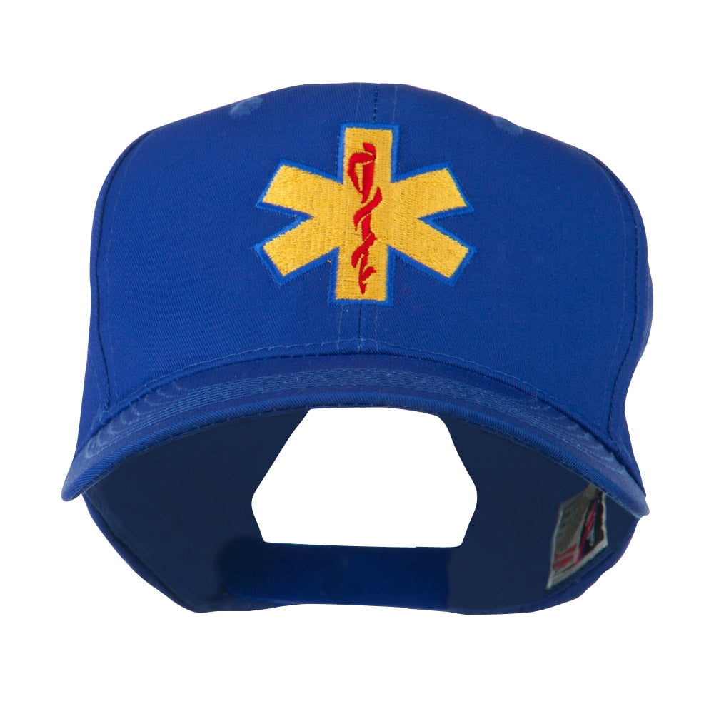 Star of Life Embroidered Cap - Royal OSFM - Walmart.com