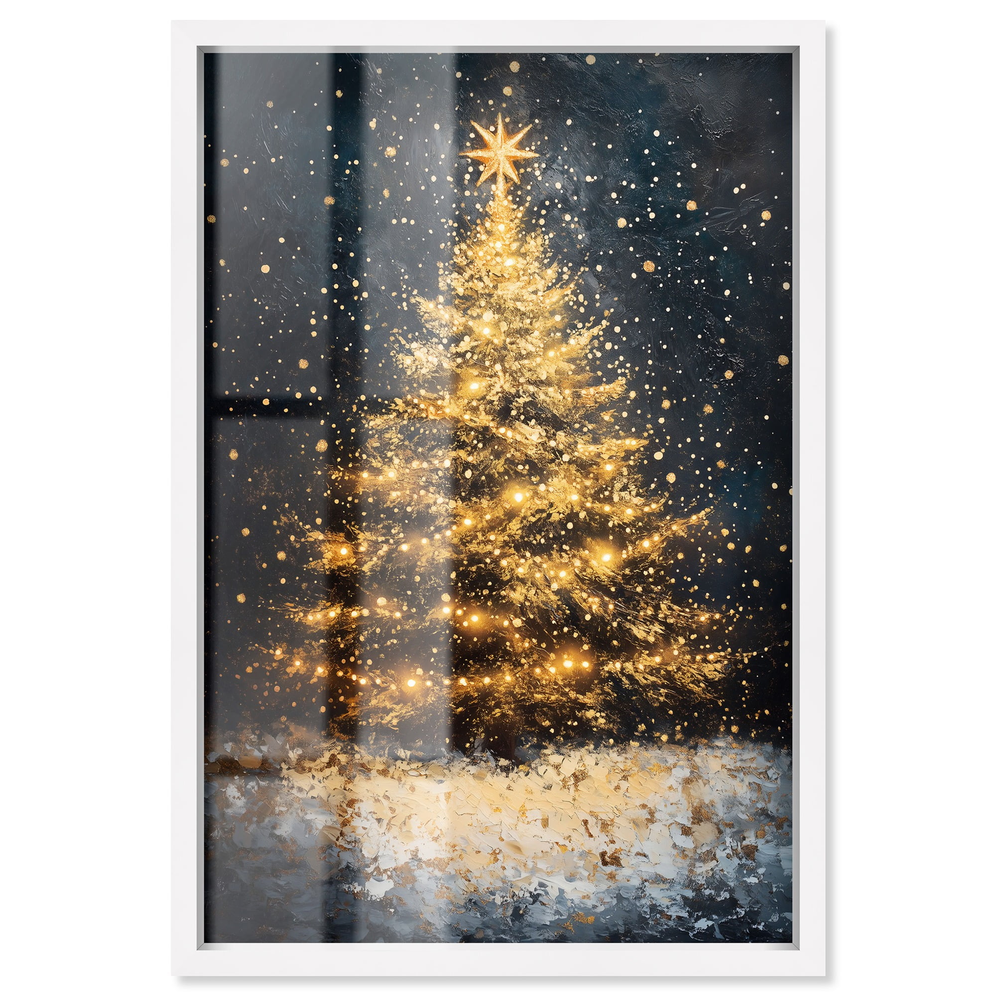 Star of Wonder Tree I Shadowbox Print Christmas Wall Decor by Art ...