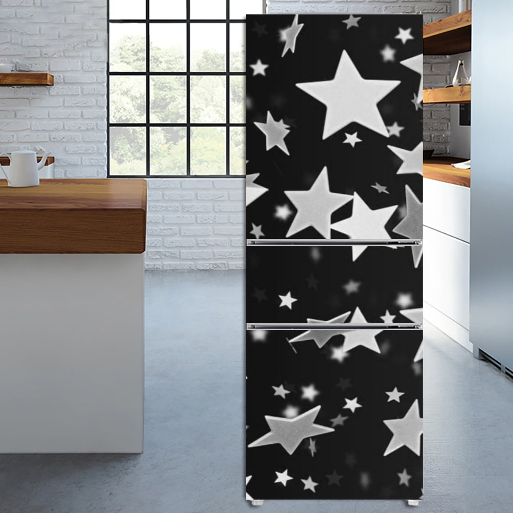 Star pattern self-adhesive refrigerator sticker decorative pattern ...