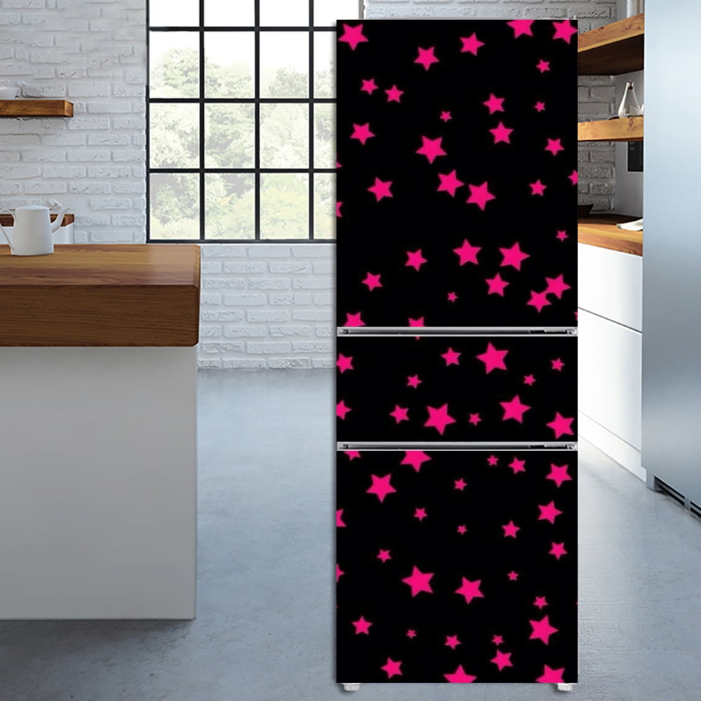 Star pattern self-adhesive refrigerator sticker decorative pattern ...