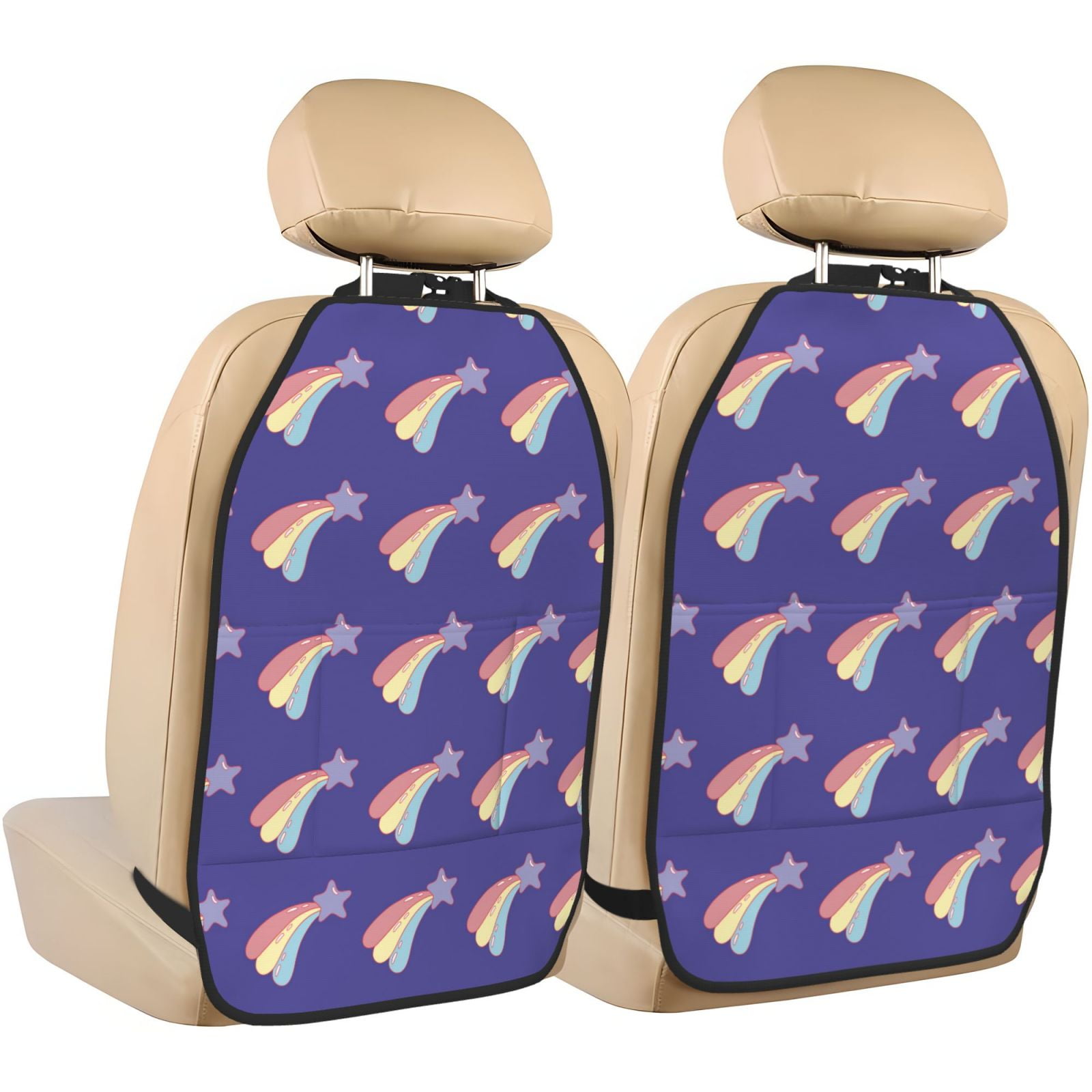 Star with a tail Mats Back Seat Protectors, Car Seat Protector Vehicle ...