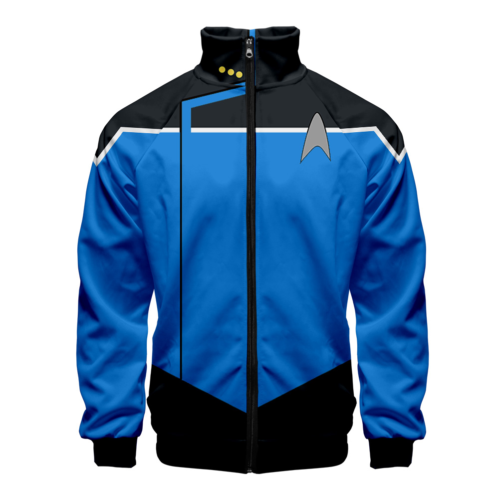 Star trek Cosplay Jackets zip jacket Man/Woman Long Sleeve Clothes Star ...