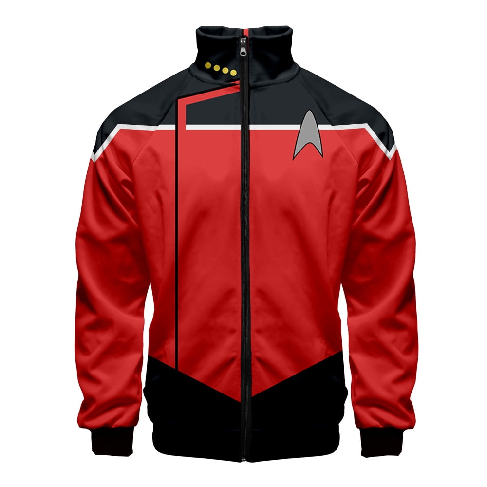 Star trek Cosplay Jackets zip jacket Man/Woman Long Sleeve Clothes Star ...