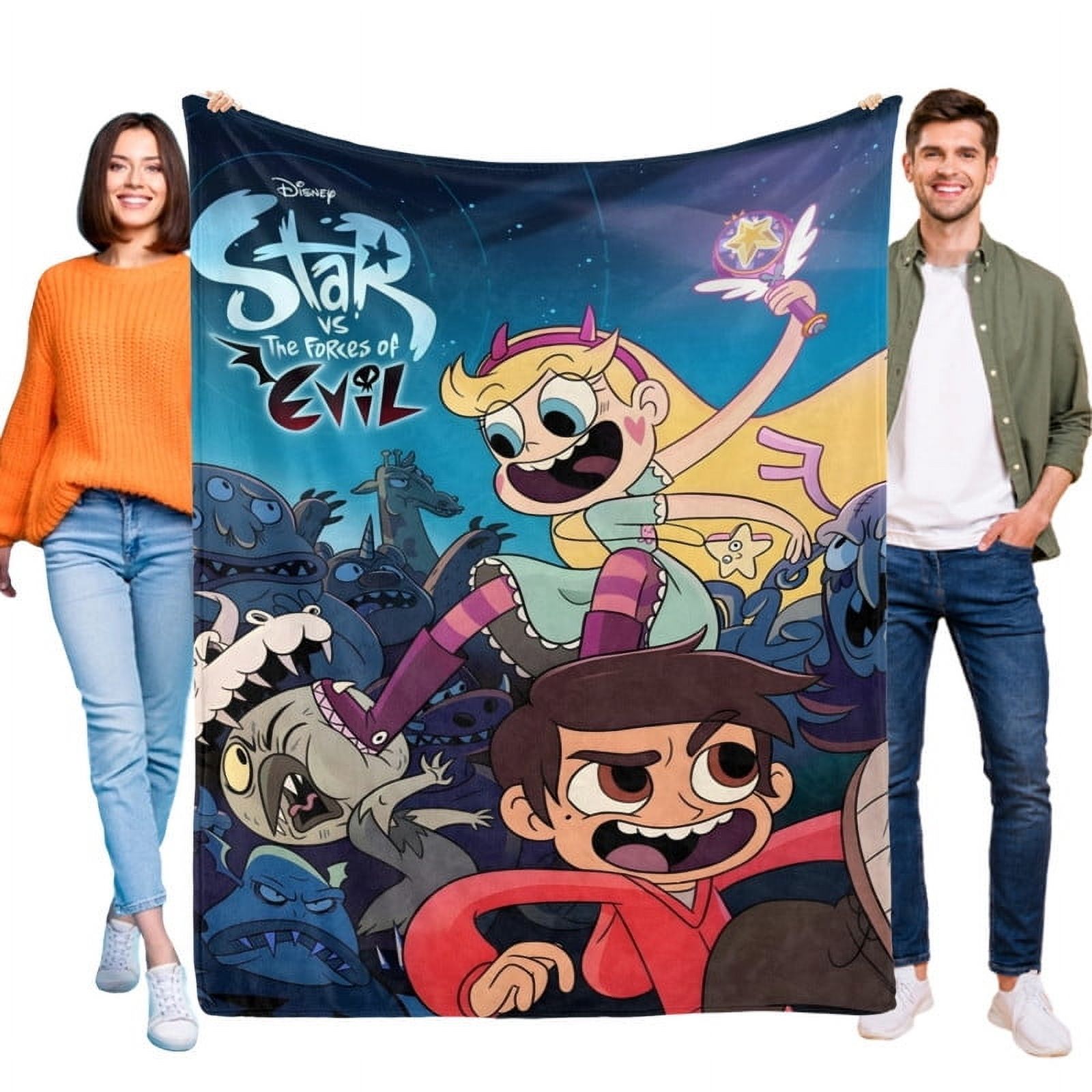 Star vs. the Forces of Evil Cartoon Blanket Soft Throw Blanket Micro ...