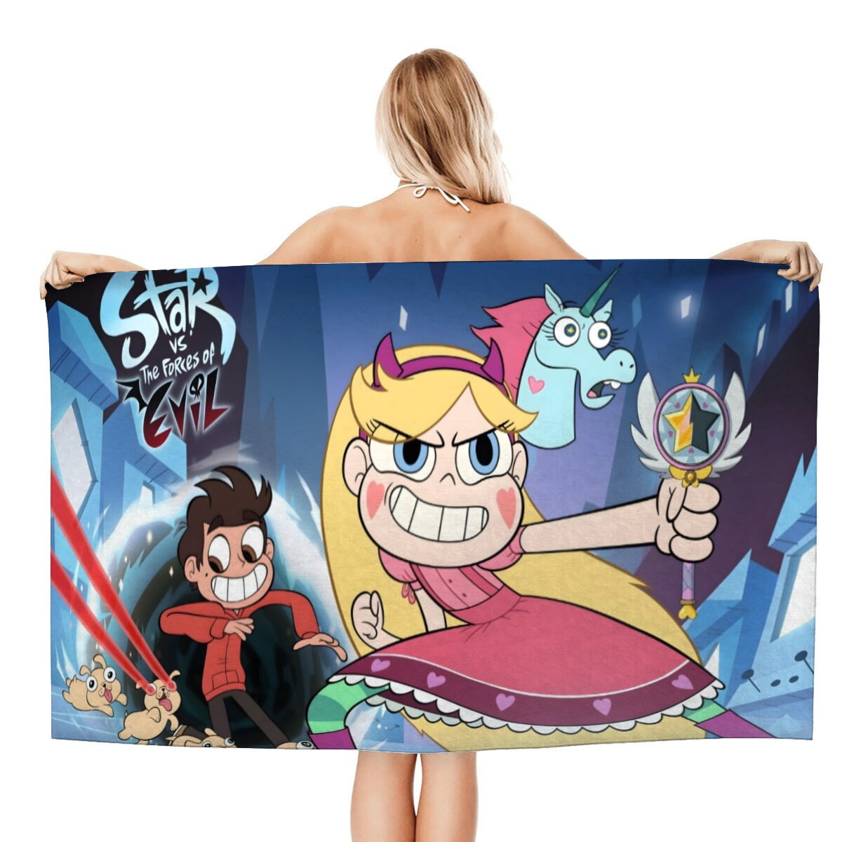 Star vs.the Forces of Evil-theme Gifts Quick-dry Beach Towel for Women ...