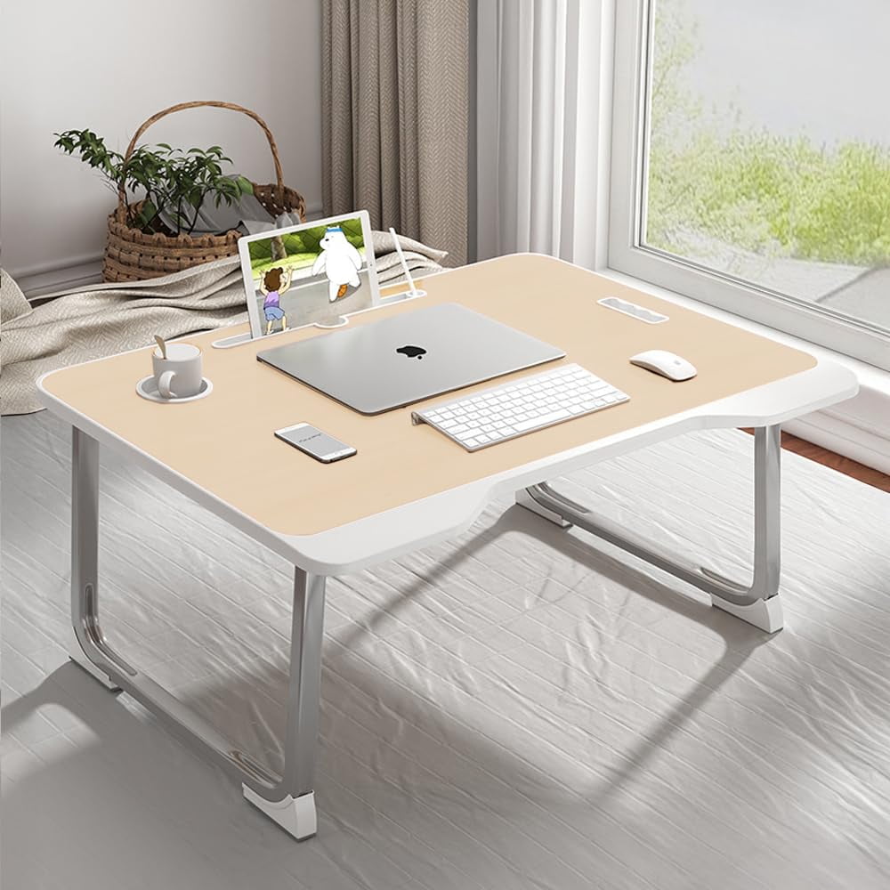 StarAndDaisy Engineered Wood Kids Study Table FoldableKids Bed Table ...
