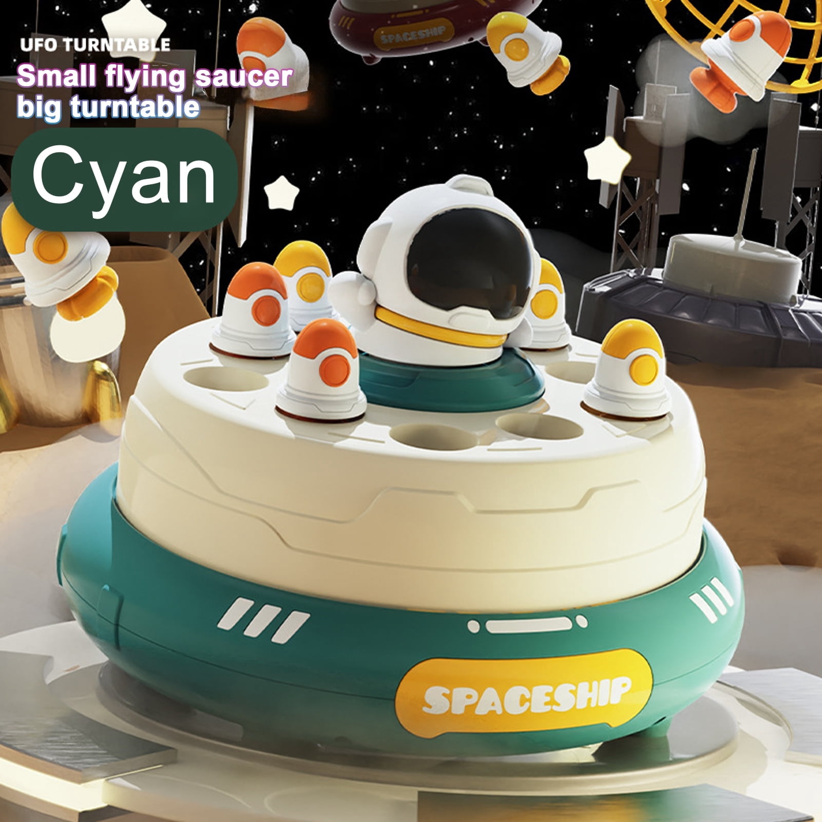 StarBay 1 Set Rocket Launcher Board Game Astronaut Themed Toy Rotating ...