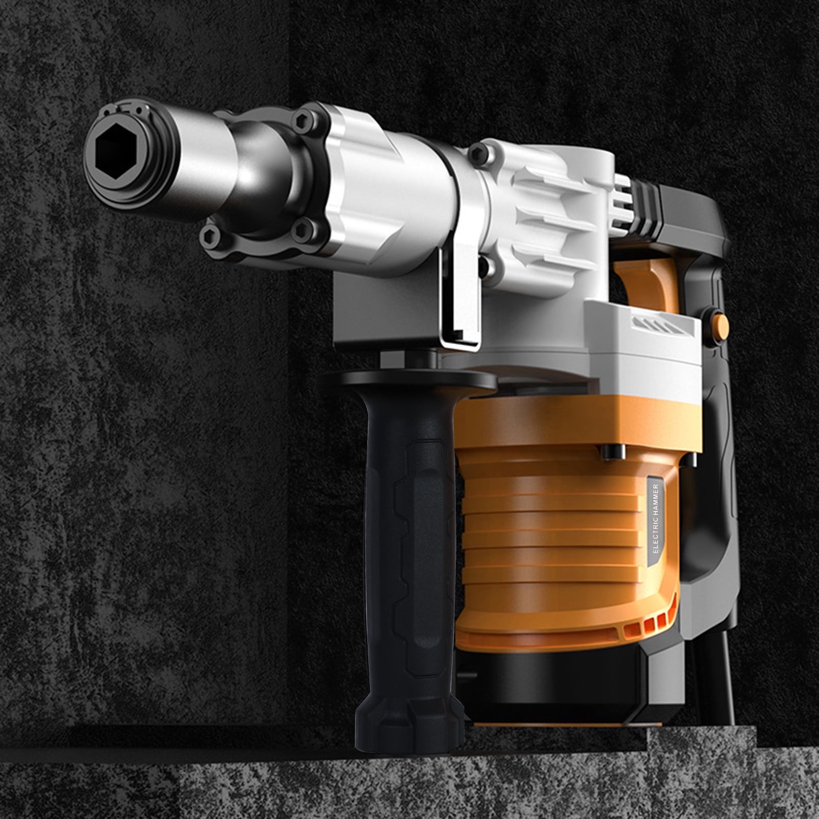 StarBay 1200W Demolition Hammer, Heavy Duty Electric Concrete Breaker ...