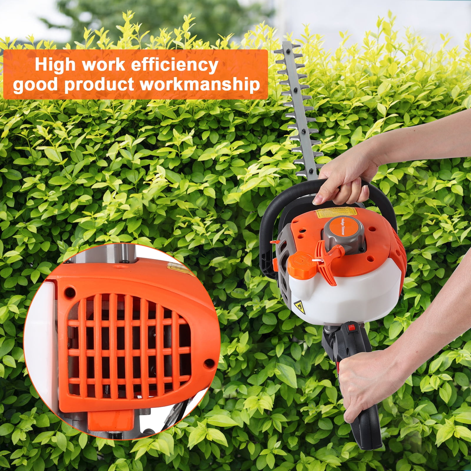 StarBay 26CC Edge Trimmer Hedge Trimmers 0.6L Tank Capacity Bush ...