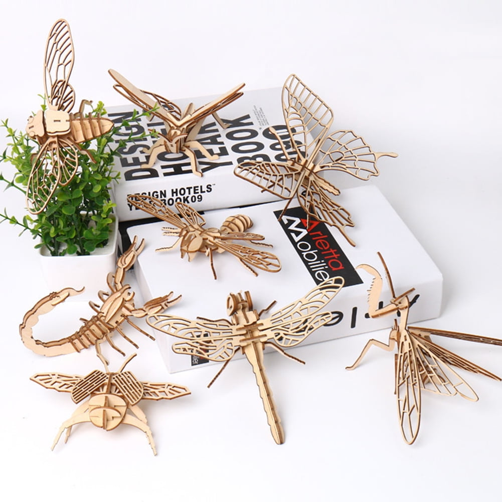 StarBay 3D Wooden Model Puzzles DIY Assembly Educational Kids Toy ...