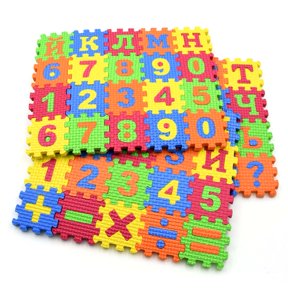 Kids Alphabet And Number Puzzle Play Mat FP79Y Kid Puzzle Toy - Walmart.com
