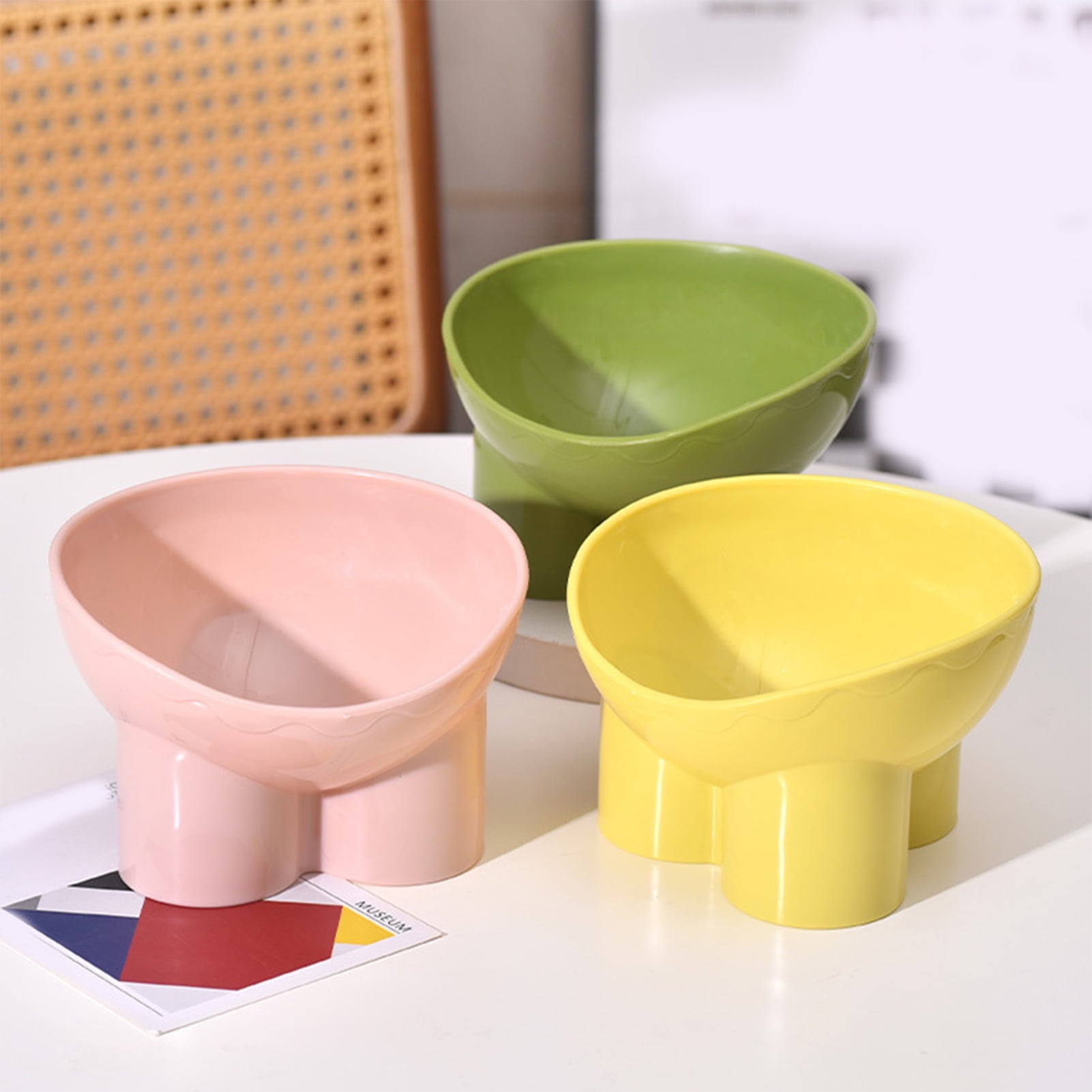 StarBay Adjustable Height Bowl Stable -Spill Pet Bowl with Neck Guard ...