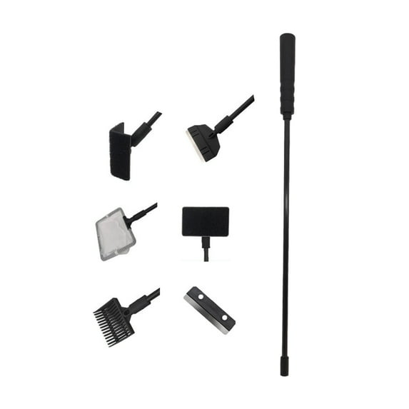 StarBay Adjustable Length Aquarium Scrapers Set, Long Handle 5-in-1 ...