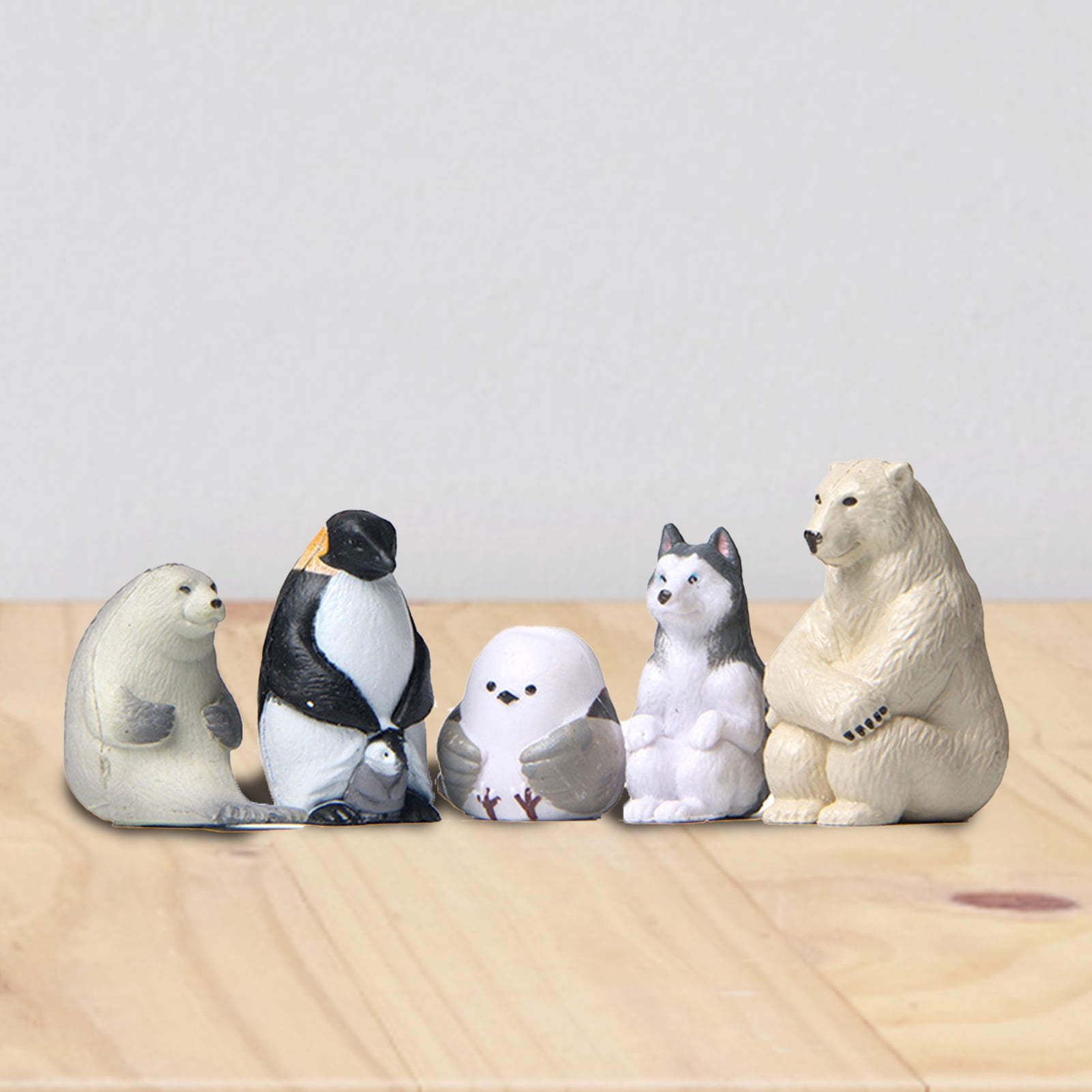 StarBay Arctic Animals Car Decoration Miniature Figurine Realistic Cute ...