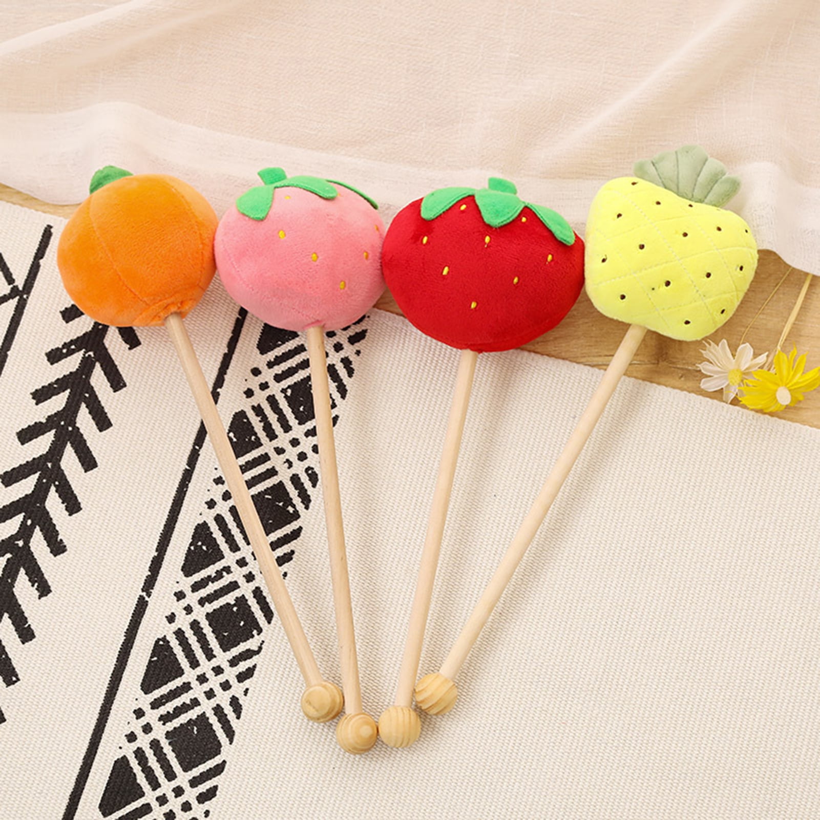 StarBay Back Slapping Plush Cute Cartoon Head Plush Toy Manual Slapping Massage Tool Shoulder ...