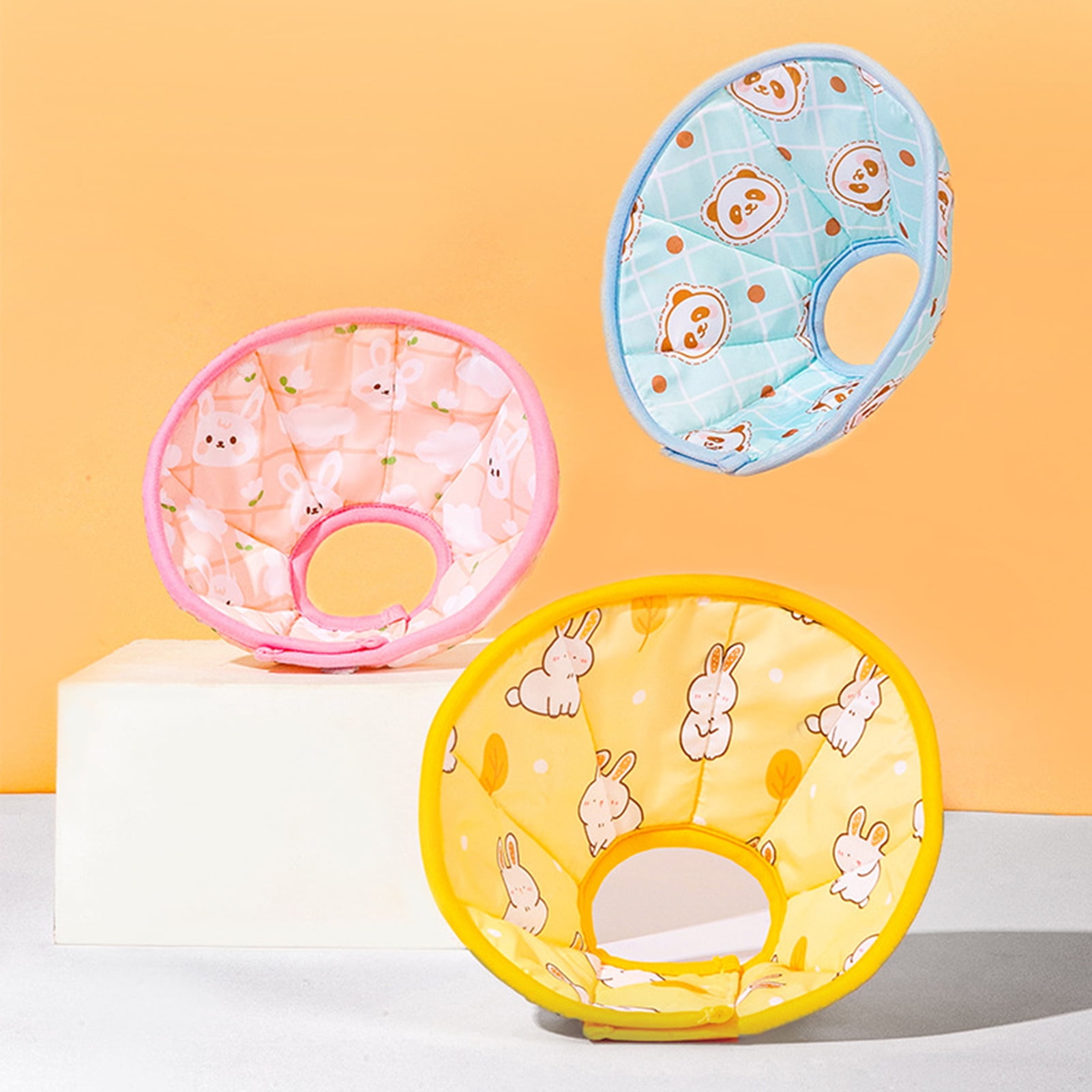StarBay Cartoon Rabbit Pet Cone Collar, Anti-bite Neck Protector Soft ...
