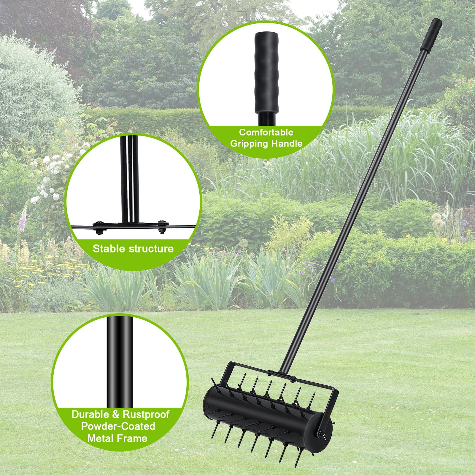 StarBay Core Aerator Lawn Aerator Hand Aerator Lawn Tool Manual Lawn ...