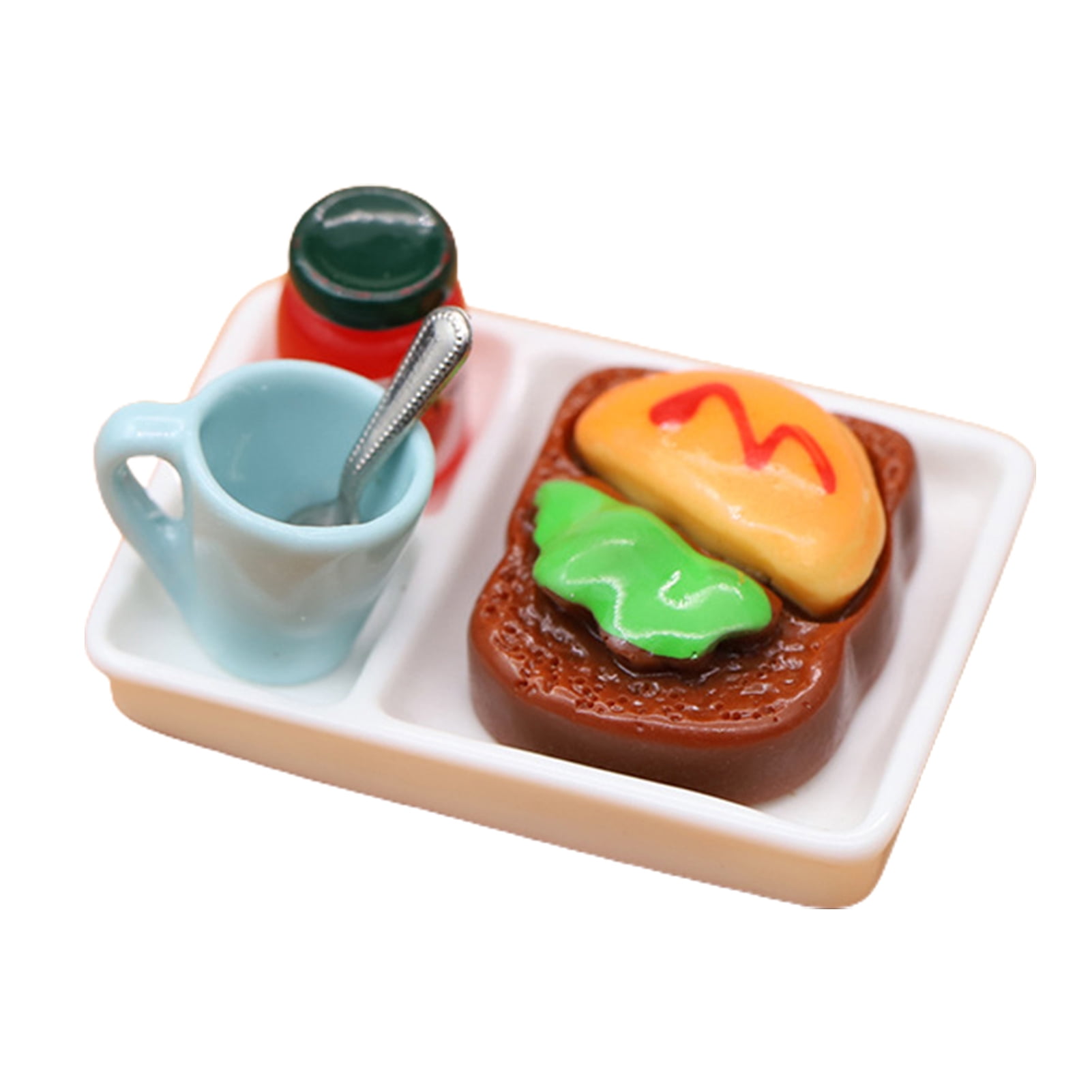 StarBay DIY Making Supplies 1Set Miniature Plate Vibrant Color Ultra ...