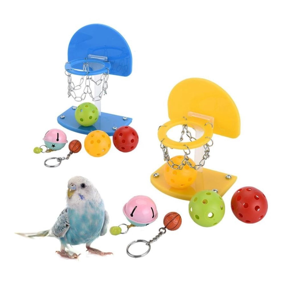 StarBay Display Mold Mini Basketball Stands Hoop Pet Bird Parrot Toys ...