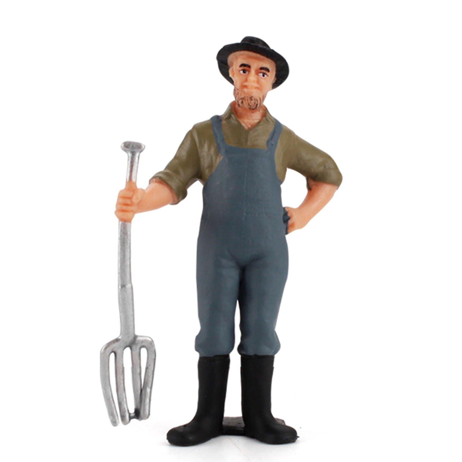 StarBay Display Sculpture Simulation Farmer Character Model Miniature ...