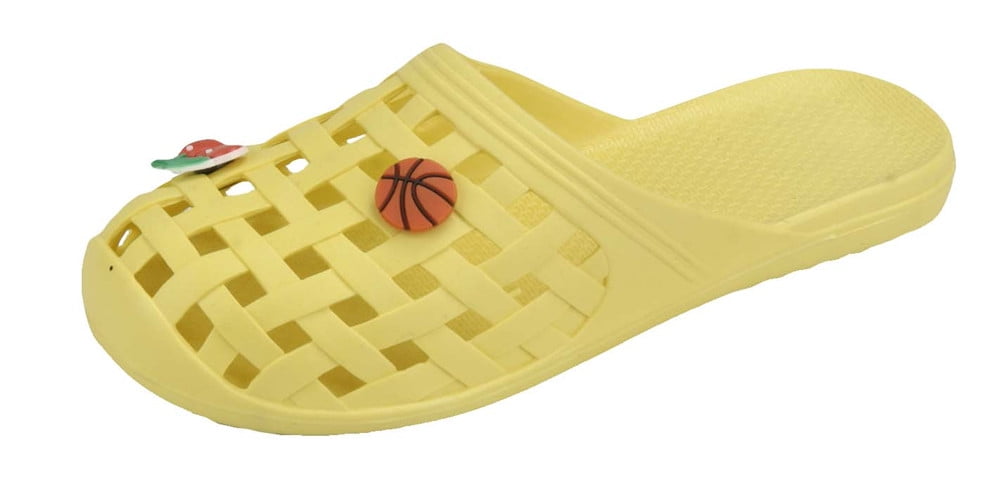 StarBay Girl's Chiidren's Comfortable Shower Pool and Beach Shoe Slip on Sandals With Cartoon ...