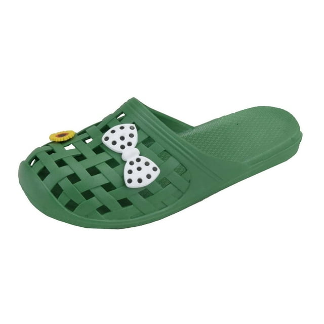StarBay Girl's Chiidren's Comfortable Shower Pool and Beach Shoe Slip on Sandals With Cartoon ...