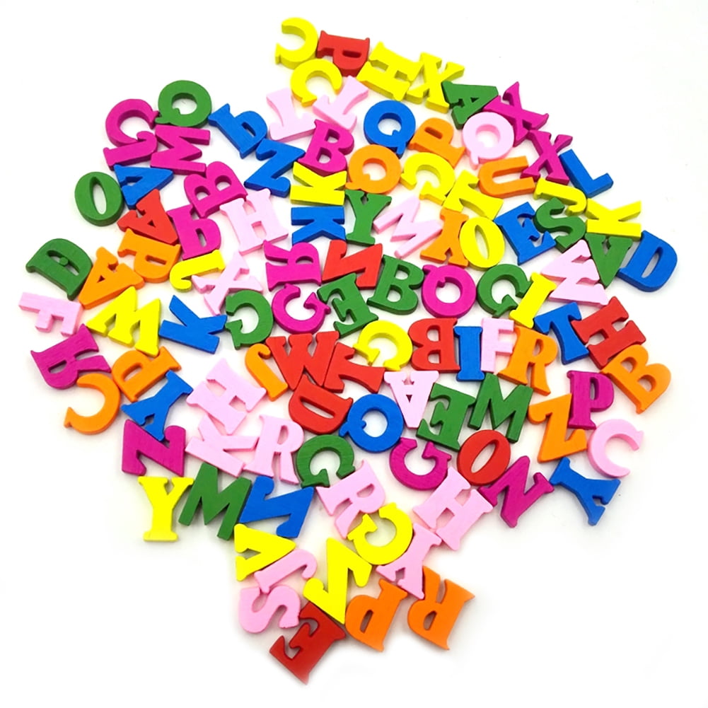 StarBay Kids Puzzle Board 100Pcs/Set Alphabet/Number Wooden Jigsaw Baby ...