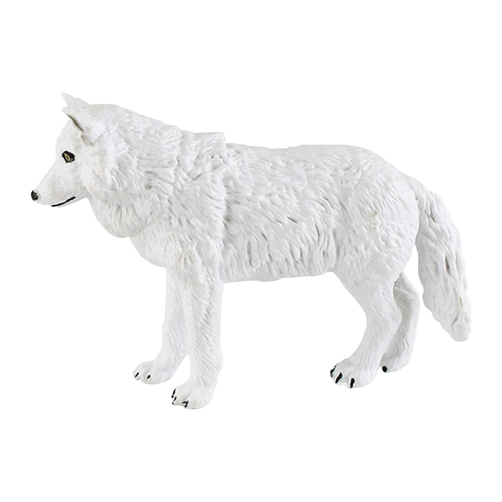 StarBay Miniature Figurine Arctic Wolf Model Various Realistic White ...